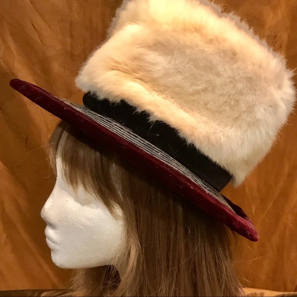 Vintage Super Mod “Mr. Dennis” Fur Hat From 1960s - Gem